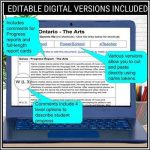 Grade 3 Ontario Report Card Comment Bank (+BC) - PAST THE POTHOLES