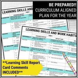 Learning Skills and Work Habits Package - PAST THE POTHOLES