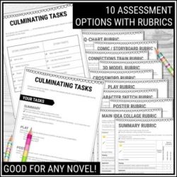 Literature Circles Elementary Activities for any Novel - PAST THE POTHOLES