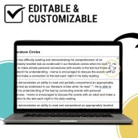 Editable Report Card Comment Banks (Ontario and BC) - PAST THE POTHOLES