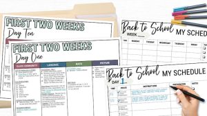 First Week of School Lesson Plans and Activities (10 Day Outline ...