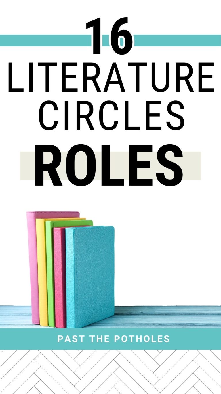 16 Differentiated Literature Circle Roles to Keep it Fresh! - PAST THE ...