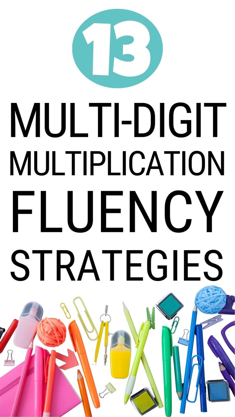 13 Effective Strategies for Teaching Multi Digit Multiplication Fluency ...