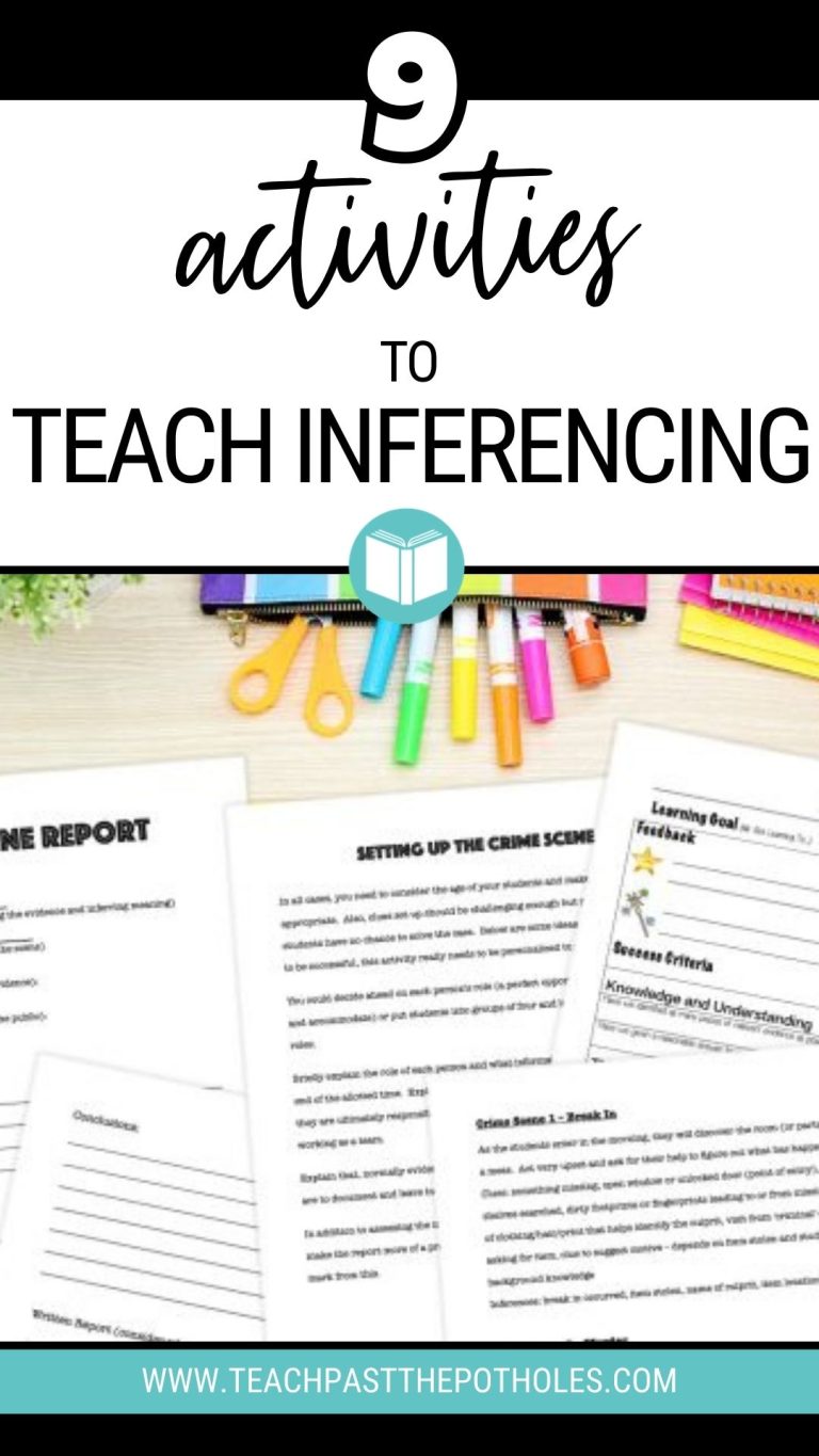 9 exciting Making Inferences Activities for Middle School - PAST THE ...